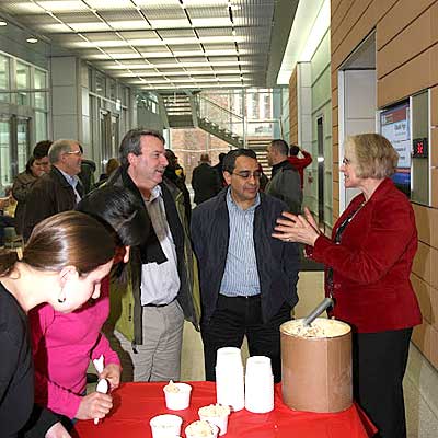 Meet the Dean ice cream social: A 27-gallon affair – eCALS