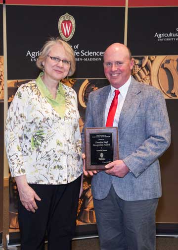 Randal Jones, 2013 recipient of the Classified Employee Recognition ...
