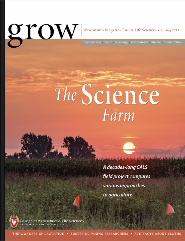Spring 2017 issue of Grow features science farm, milk marvels and more ...