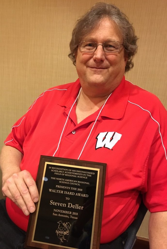 Steve Deller receives NARSC Walter Isard Award for Scholarly ...