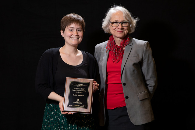 Caitlin Bourbeau wins 2019 CALS Academic Staff Award for Excellence in ...