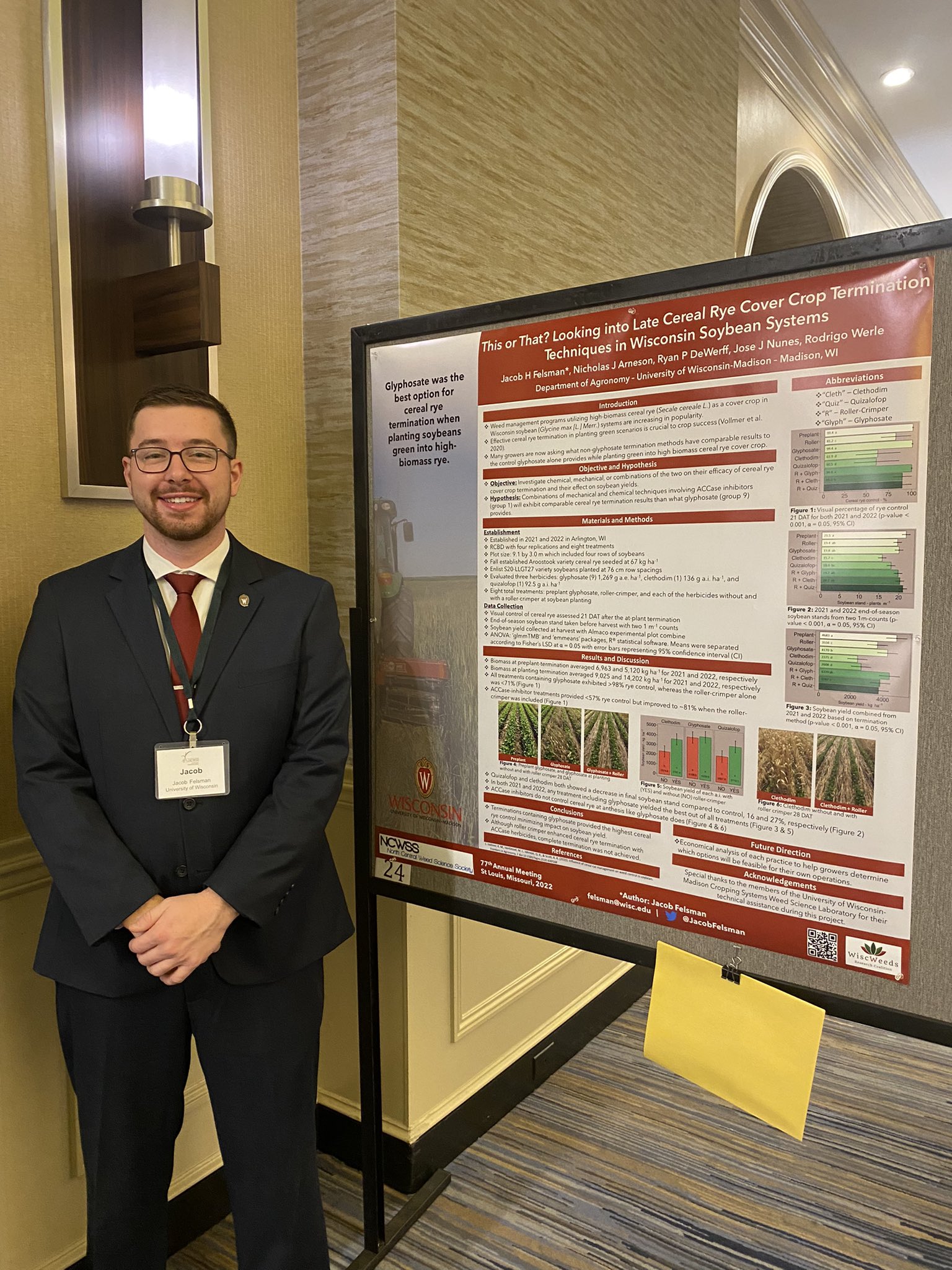 WiscWeeds graduate students win 8 awards at NCWSS Annual Meeting – eCALS