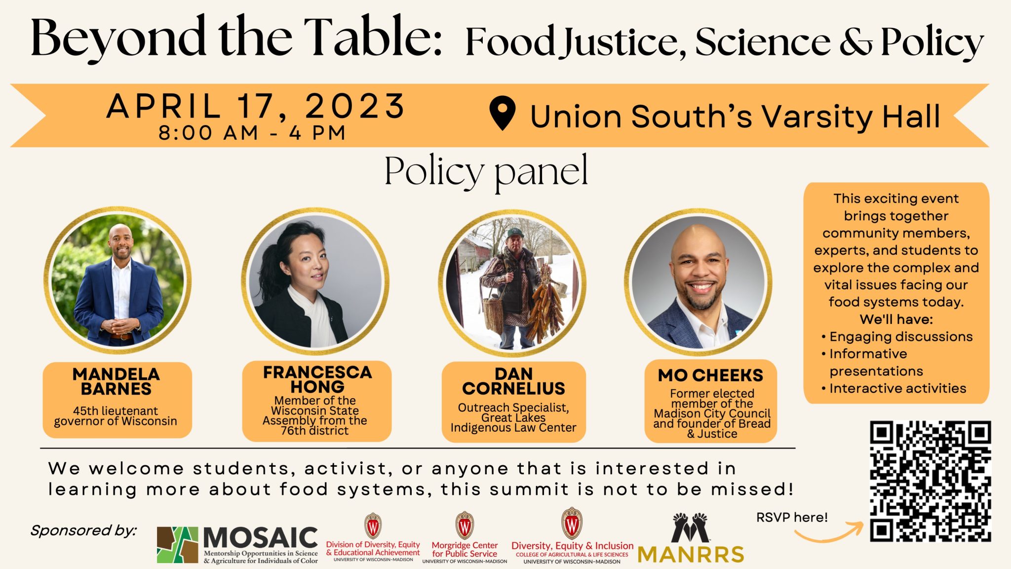 Register today for Beyond the Table: Food Justice, Science and Policy ...