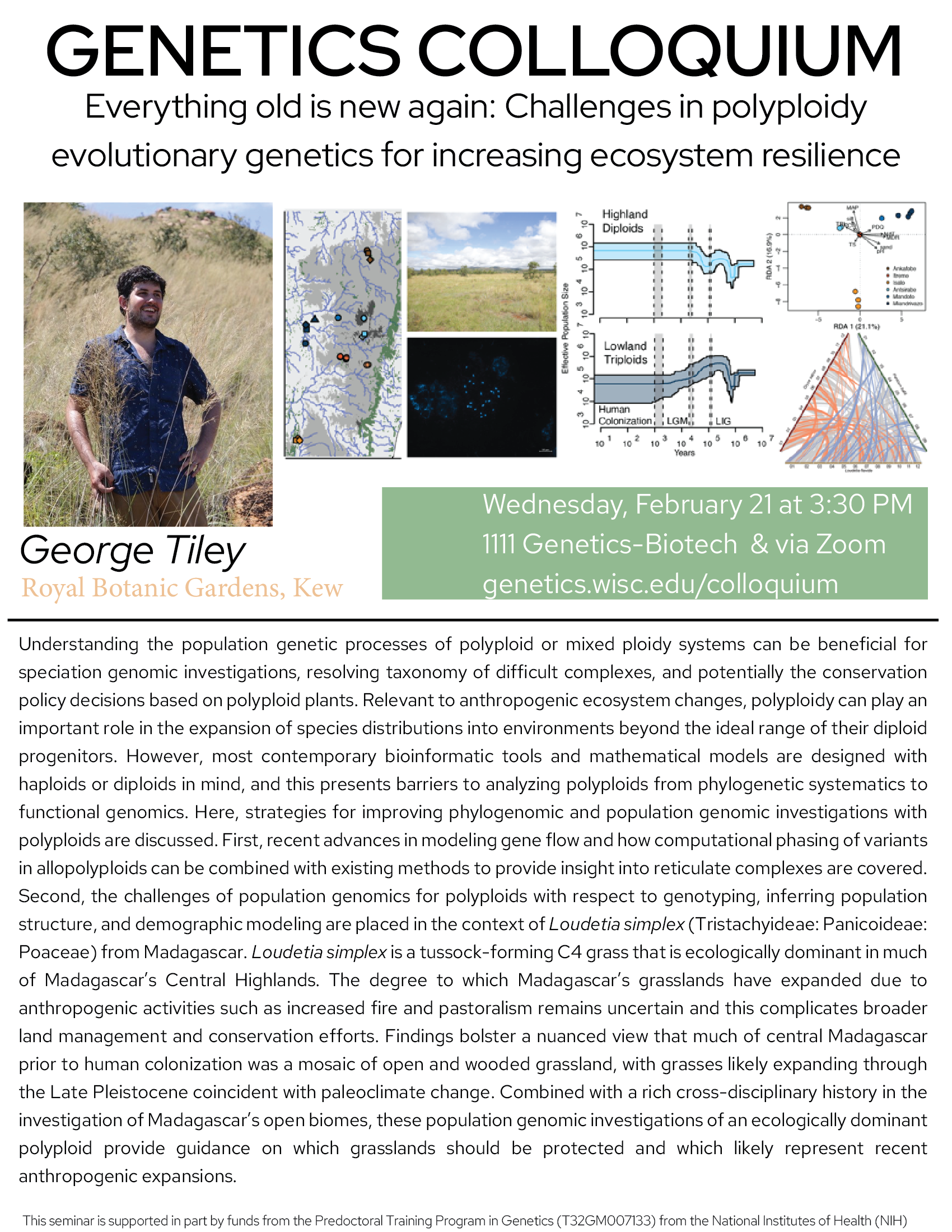 Genetics colloquium: George Tiley on challenges in polyploidy ...
