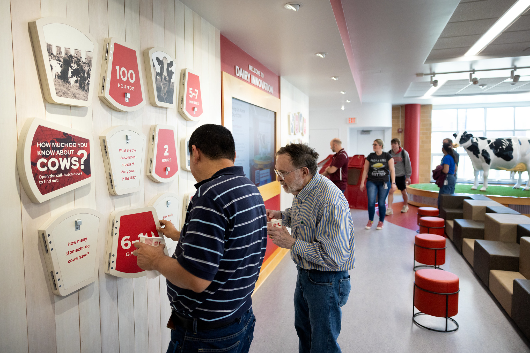 Photos: Visitors explored newly renovated welcoming space at Dairy ...