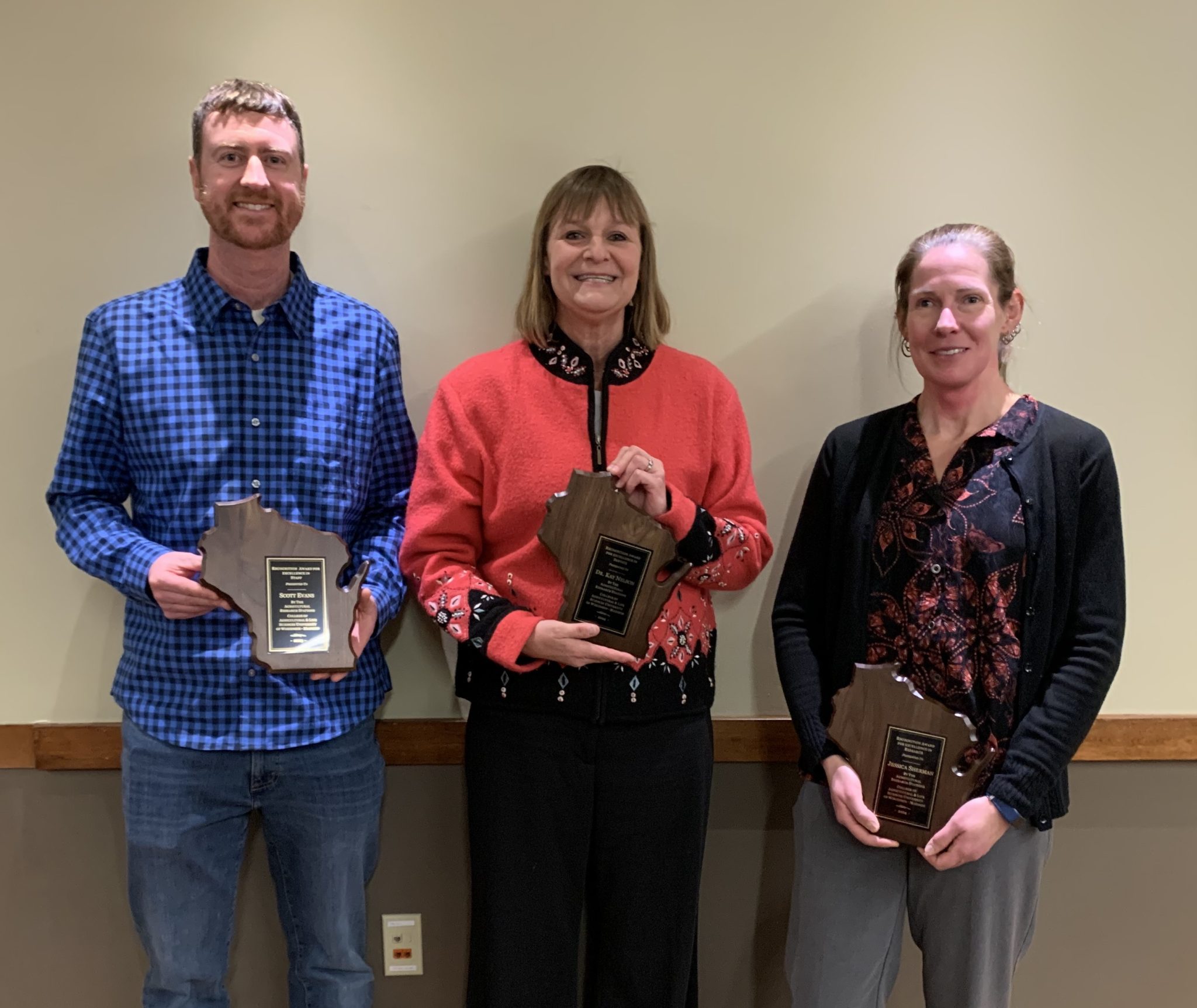 ARS award winners Scott Evans, Kay Nelson and Jessica Sherman honored at reception – eCALS