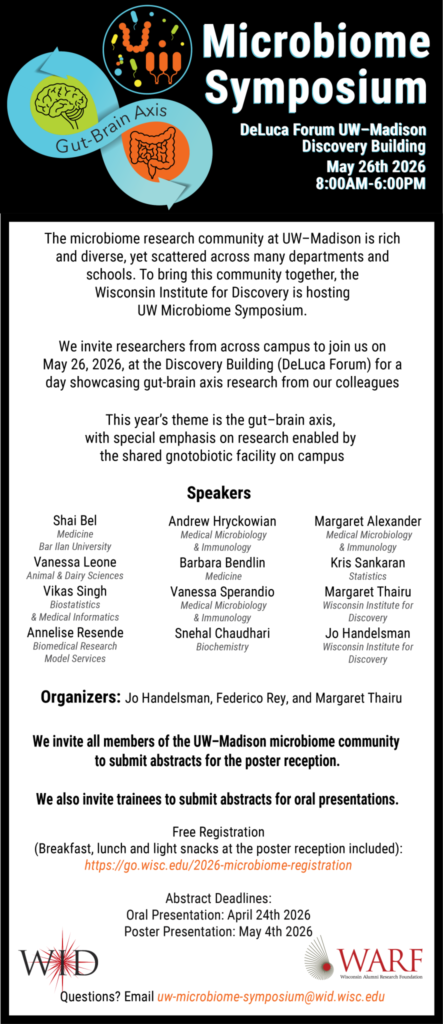 Microbiome Symposium will showcase gut-brain axis research across ...